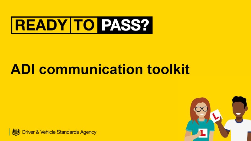 'Ready to Pass?' campaign toolkit for driving instructors - Despatch ...
