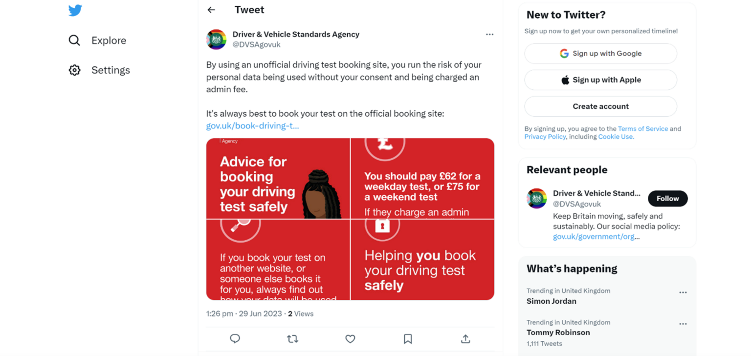How we’re dealing with bots and the reselling of driving tests ...